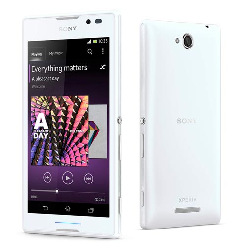 Sony Mobile 開賣 Xperia C 首創語音導引 美顏自拍不求人 - 自由電子報 3C科技