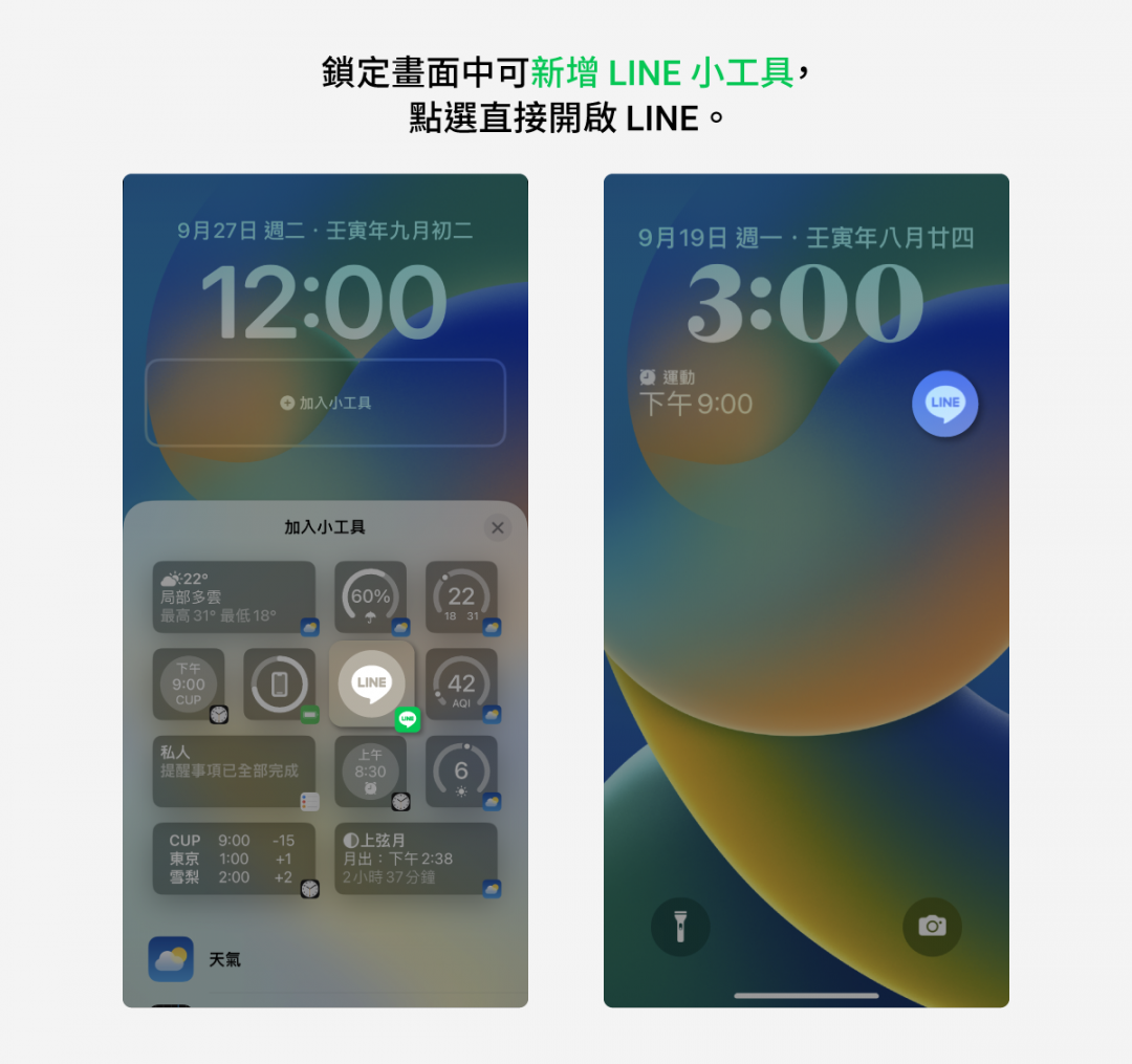 LINE手機版迎3大優化介面！iOS 16 果粉獨享鎖定螢幕「秒開」新功能 - 自由電子報 3C科技
