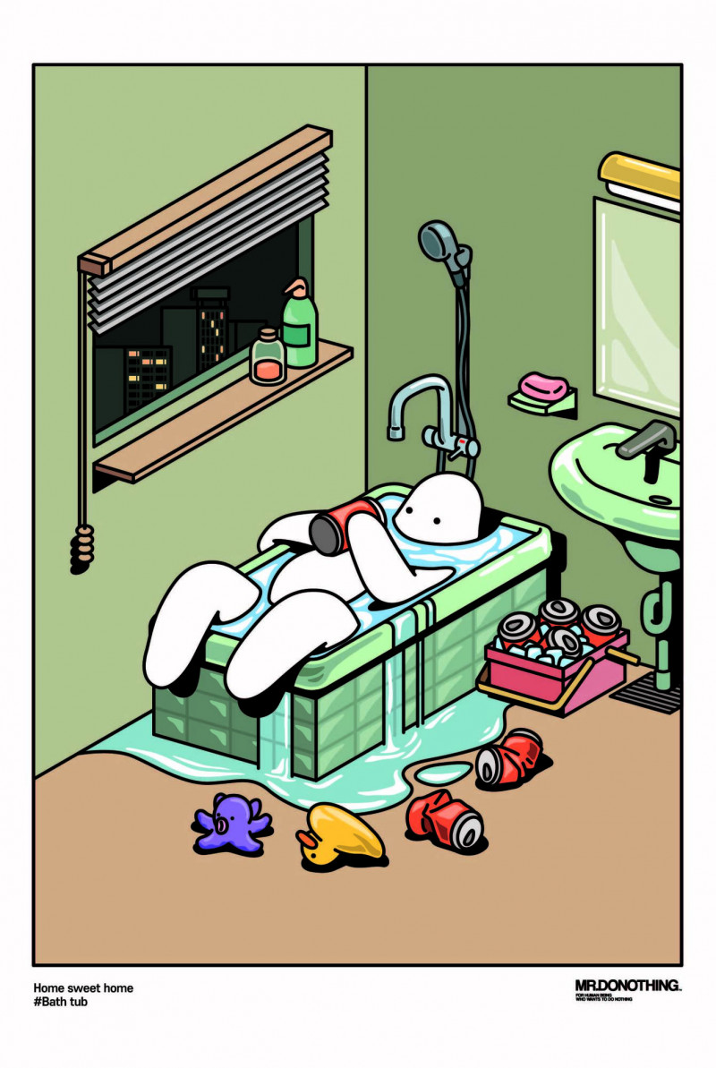 韓國超人氣IP來台展出 跟著Mr. Donothing一起發懶 - 自由藝文網