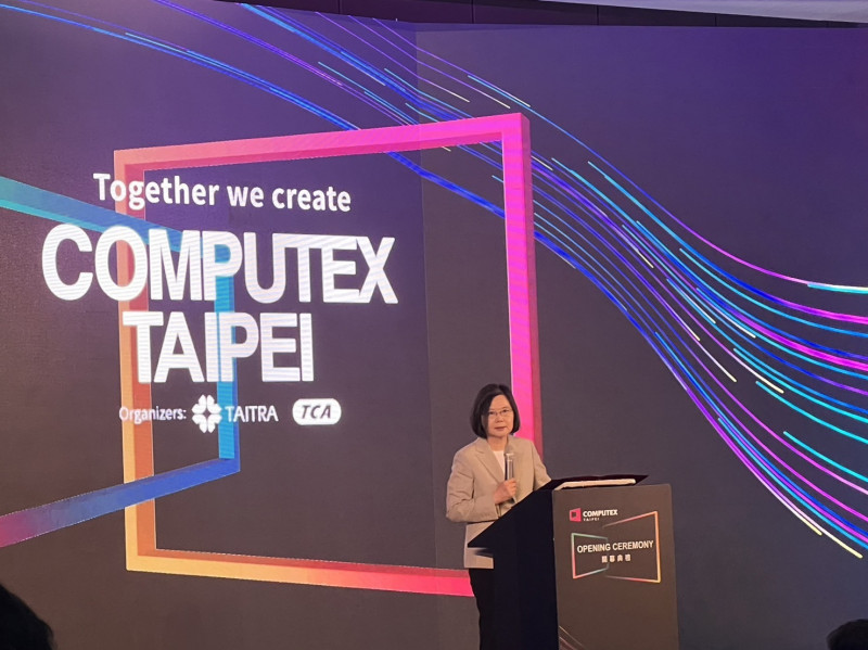 Computex登場聚焦AI 蔡英文：未來十年產業充滿AI元素 - 自由財經