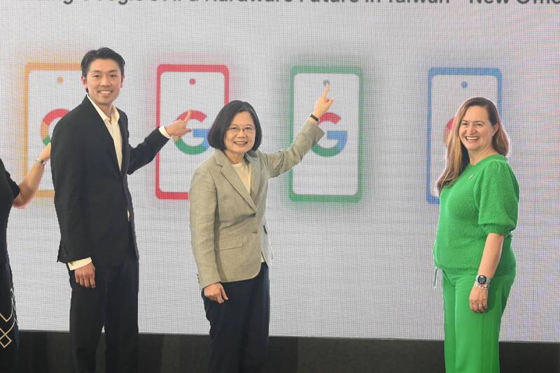 Google在台第2棟研發大樓開幕 蔡英文、侯友宜到場見證 - 自由財經