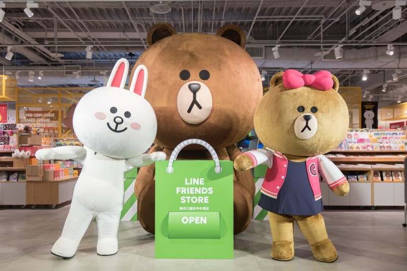 台中打卡新景點 超萌LINE FRIENDS Store進軍中台灣 - 自由娛樂