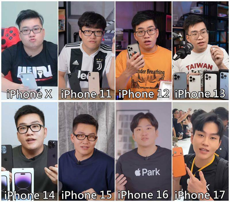 Joeman獨自升級！連8年開箱iPhone 「外貌進化比新品更驚人」 - 自由娛樂