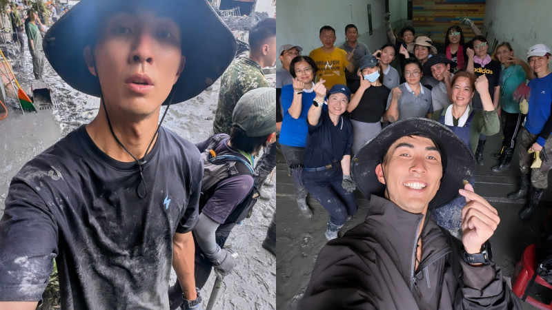 百萬YTR「嘟嘟人」現身花蓮光復！Ian全身濕透感動：每個人都是英雄 - 自由娛樂