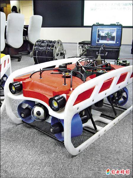 台灣首台自製 600米ROV亮相 - 生活 - 自由時報電子報