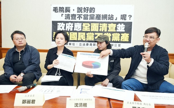 《TAIPEI TIMES 焦點》 Reopen KMT asset Web records: DPP lawmaker - 焦點 - 自由時報電子報