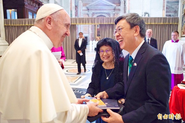 《TAIPEI TIMES》 Ties not part of China-Vatican deal - 焦點 - 自由時報電子報