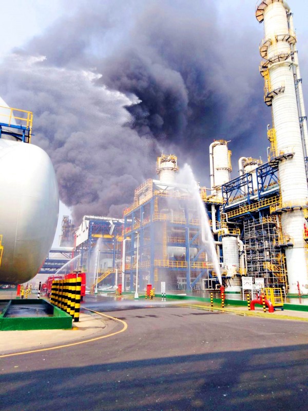 《TAIPEI TIMES》 Blast sparks fire at FPG factory in Yunlin County - 焦點 ...