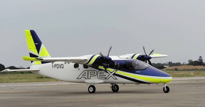 亞洲首架！P2012雙螺旋槳飛機抵台 安捷推東台灣空中遊覽 - 生活 - 自由時報電子報