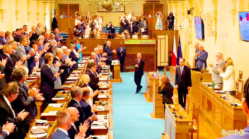 《TAIPEI TIMES》Legislative speaker You Si-kun speaks in Czech Senate ...