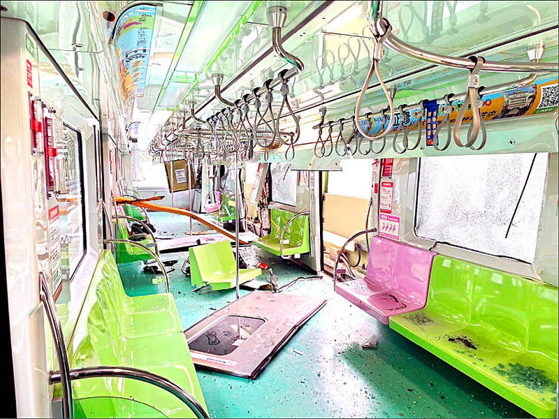 《TAIPEI TIMES》 Construction firm fined over MRT incident - 焦點 - 自由時報電子報