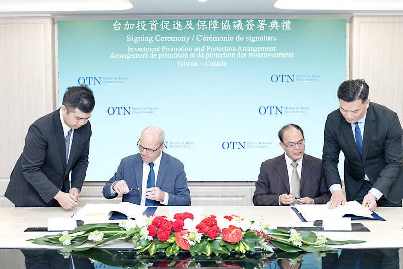 《TAIPEI TIMES》Taiwan, Canada sign bilateral investment agreement - 焦點 ...