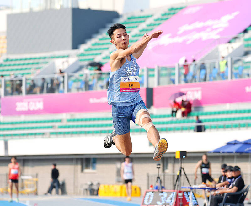 《TAIPEI TIMES》Taiwan’s Lin Yu-tang wins silver in men’s long jump at ...