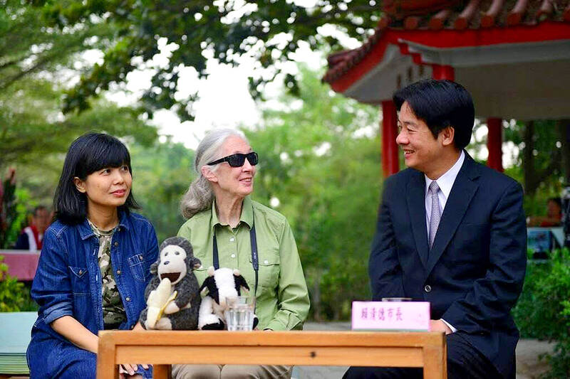 《TAIPEI TIMES》 President mourns death of primatologist Goodall - 焦點 ...