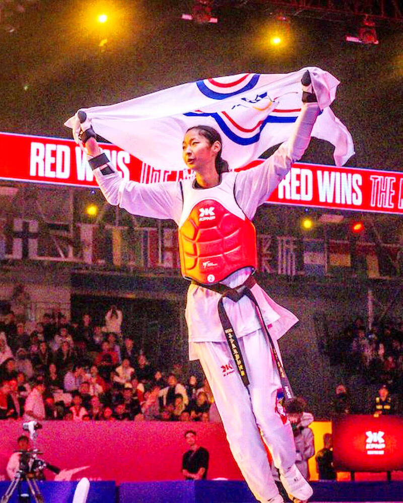 《TAIPEI TIMES》 Liu Yu-yun wins Taiwan’s first gold in taekwondo ...