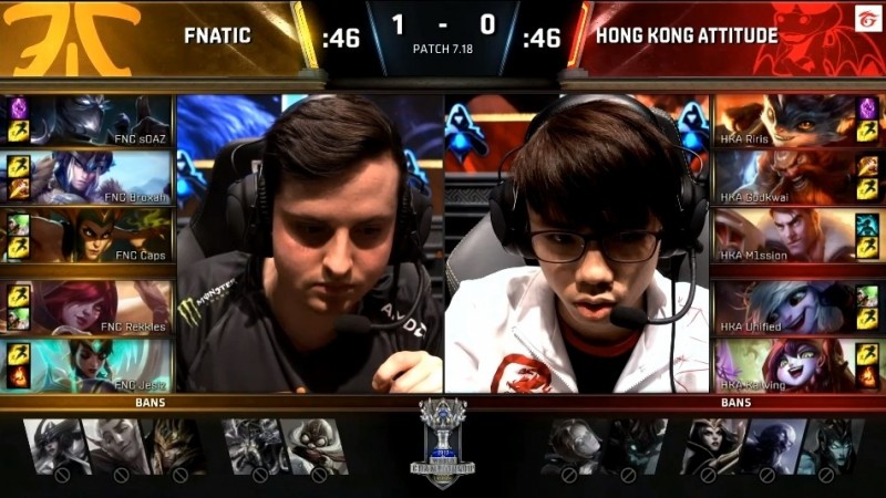 LOL世界賽》止步入圍賽 HKA三連敗慘遭FNC淘汰 - 自由體育