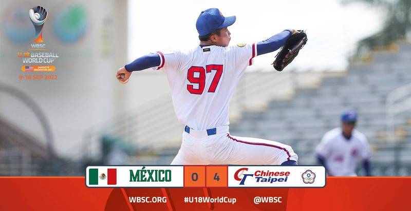 U18》統一新秀飆8K完封好投！台灣退墨西哥奪3連勝 明對決日本 - 自由體育
