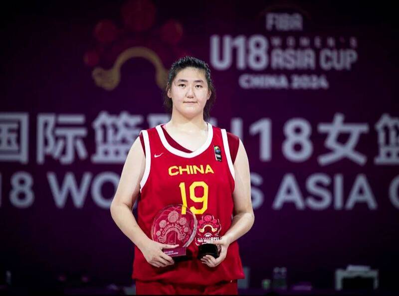 U18女籃》220公分的中國女巨人決賽最後4分鐘未上場 教頭說明考量 - 自由體育