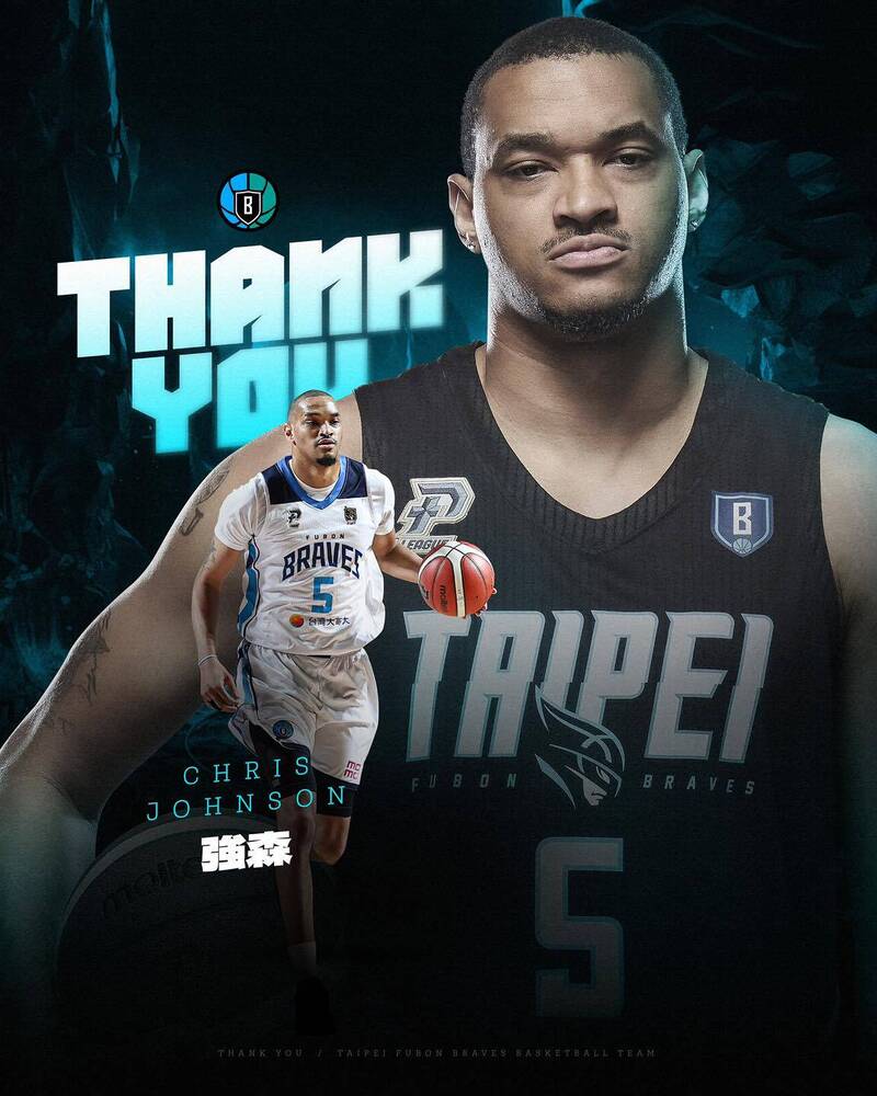 PLG》富邦勇士陣容持續動盪 掰了FMVP強森 - 自由體育