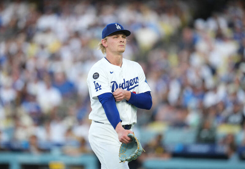 MLB》才重返大聯盟1天！道奇下放25歲新星 拉上27歲牛棚右投 - 自由體育