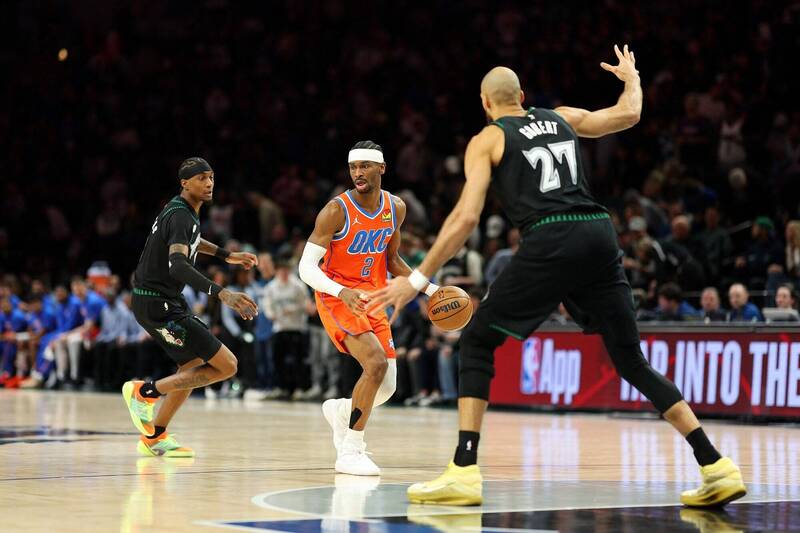 NBA》SGA拿30分續寫神紀錄 雷霆仍不敵灰狼近4場吞3敗 - 自由體育