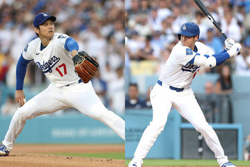 MLB》睽違663天雙刀出鞘！大谷翔平飆火球又敲雙安 助道奇奪3連勝 - 自由體育