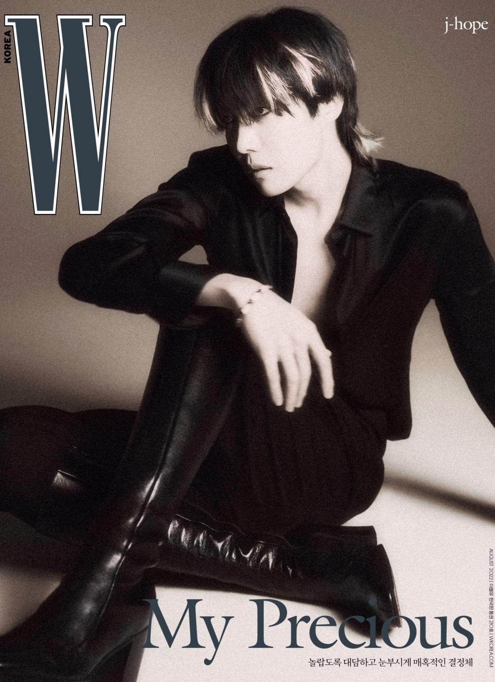 單飛出專輯「黑化」？BTS j-hope 深V大開登《W Korea》封面 - 自由電子報iStyle時尚美妝頻道