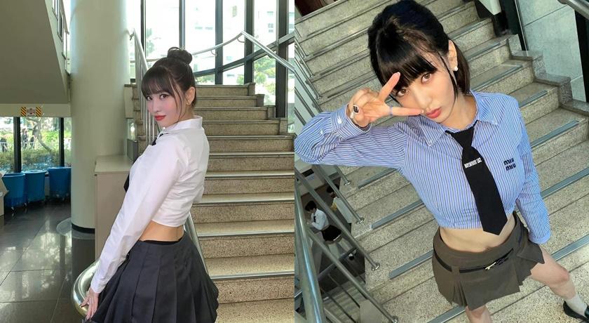 TWICE集體「炫腹」尬IVE 大秀制服誘惑竟不敵青春肉體 - 自由電子報iStyle時尚美妝頻道