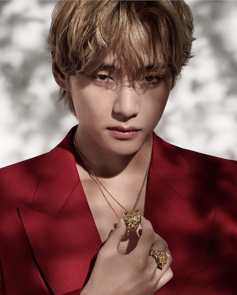 BTS代言再+1！V披「卡地亞紅」登品牌大使帥翻了 - 自由電子報iStyle時尚美妝頻道