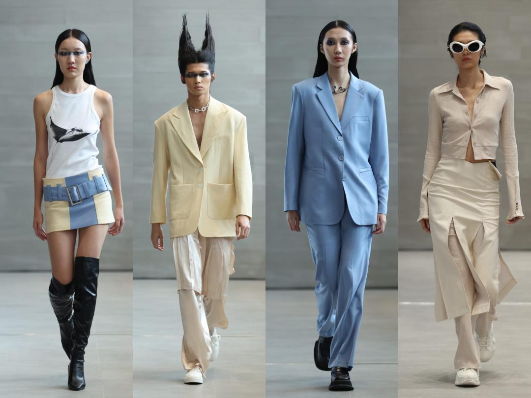 鬼鬼化身夢幻人魚踩場台灣設計師RAY CHU！打卡美照竟意外弄壞「秀場裝置」 - 自由電子報iStyle時尚美妝頻道