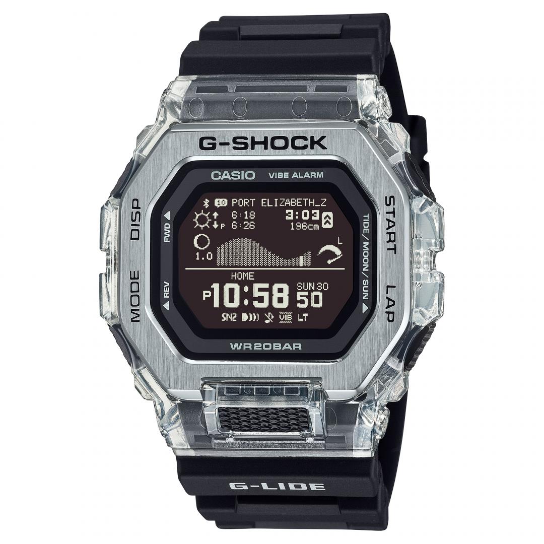 G-SHOCK最帥氣G-LIDE衝浪錶透明錶殼好酷！潮汐資訊追浪超實用 6千有找 - 自由電子報iStyle時尚美妝頻道