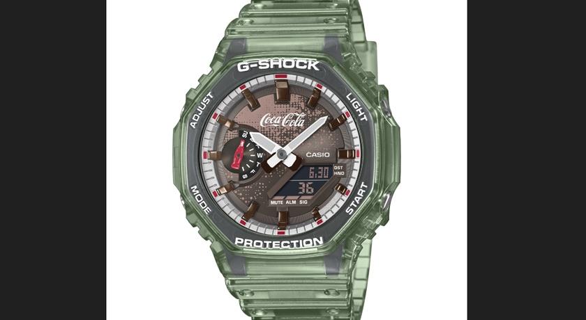 G-SHOCK八角錶殼2100新色超沁涼！可樂錶盤搭透明錶帶 5千初即入手 - 自由電子報iStyle時尚美妝頻道