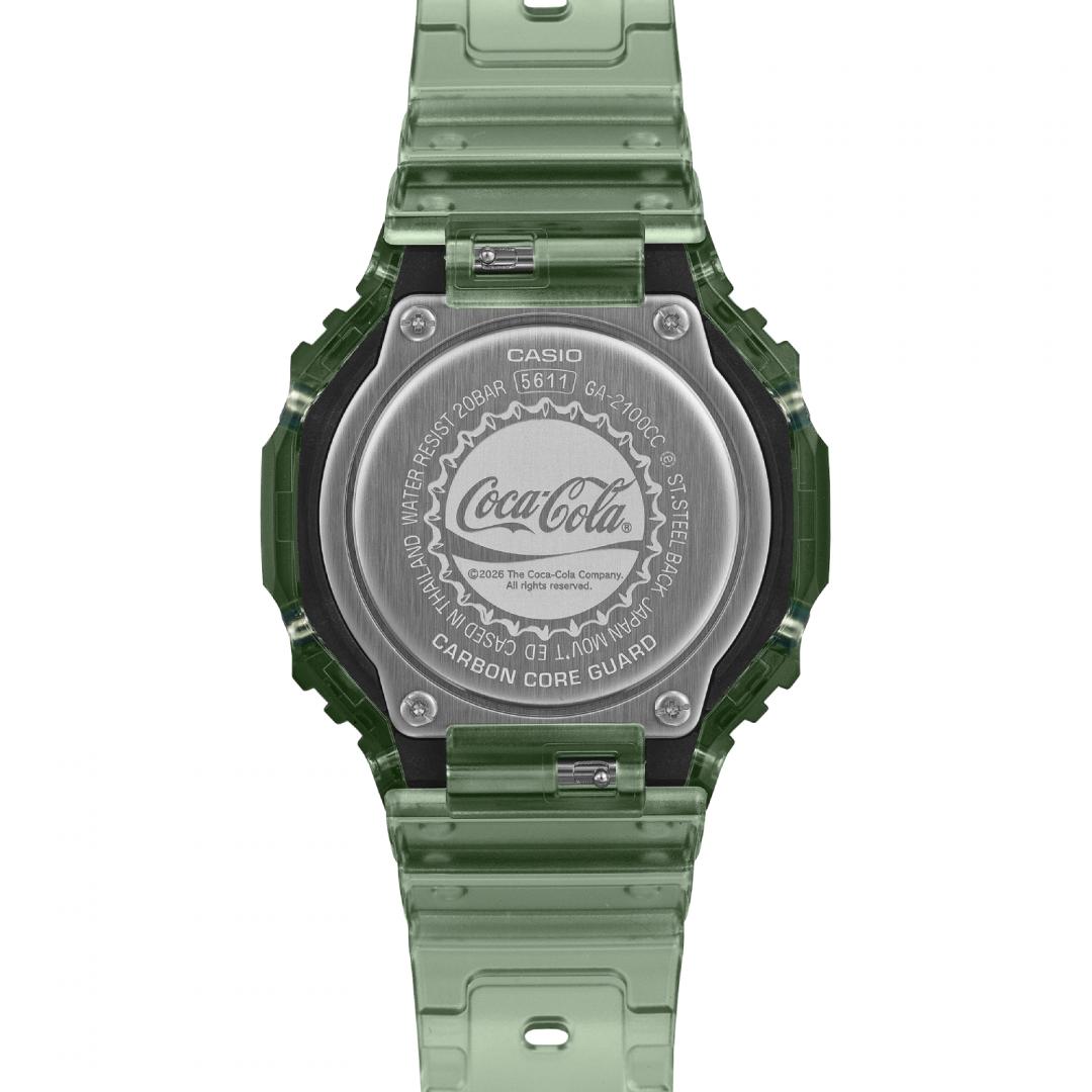 G-SHOCK八角錶殼2100新色超沁涼！可樂錶盤搭透明錶帶 5千初即入手 - 自由電子報iStyle時尚美妝頻道